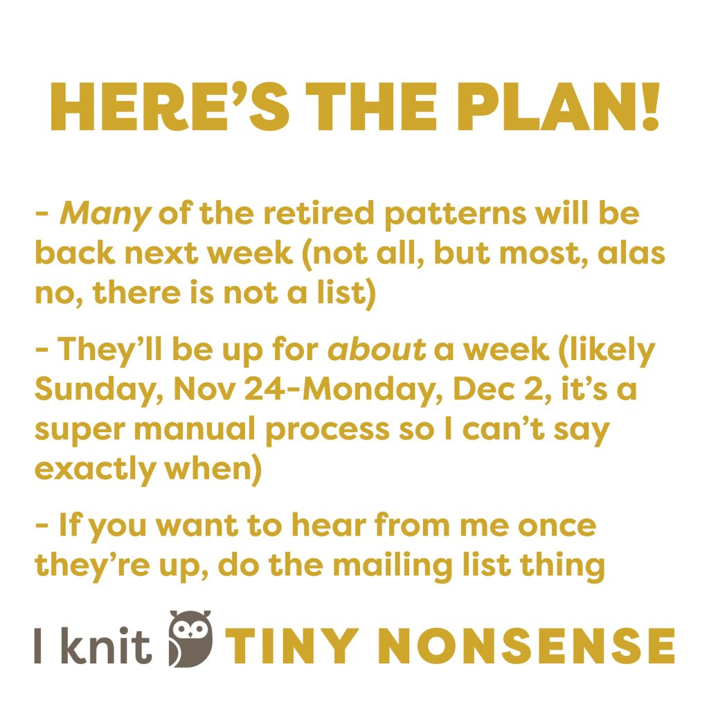Here’s the plan… – Tiny Nonsense